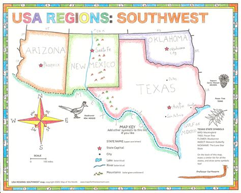 Blank Map Of South West And West Region West Coast Region Regions Of