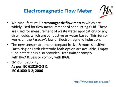 Manufacturers And Suppliers Of Electromagnetic Flow Meters Manas