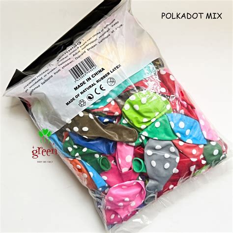 100 Pcs Polka Dot Balloons 12 Inch Polka Dot Balloons Mixed Polka Dot