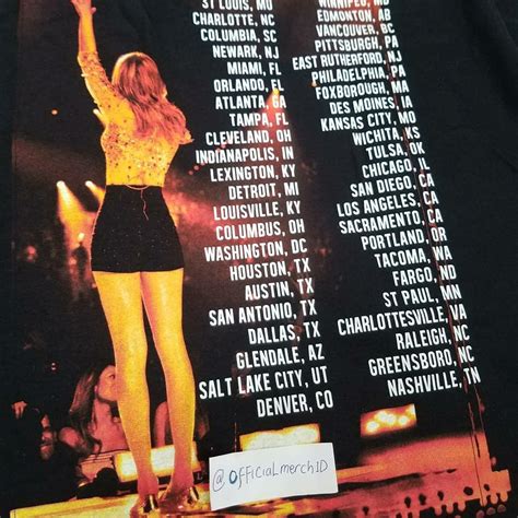 Taylor Swift Red Tour Black Tshirt Original Fesyen Pria Pakaian