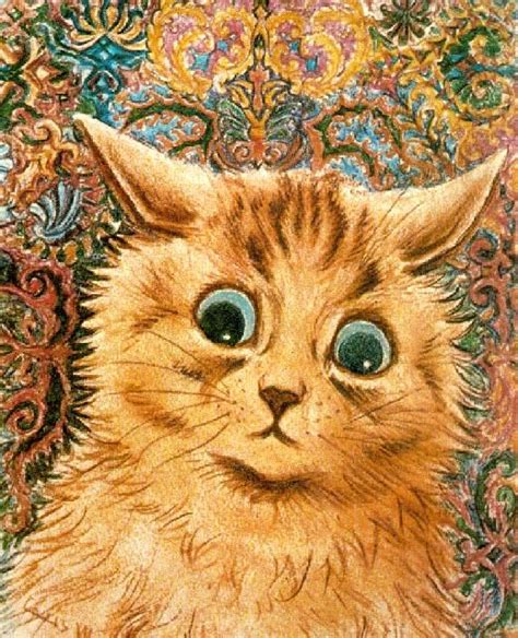 Louis Wain Wallpaper Cat Louis Wain Style Illustration Louis Wain