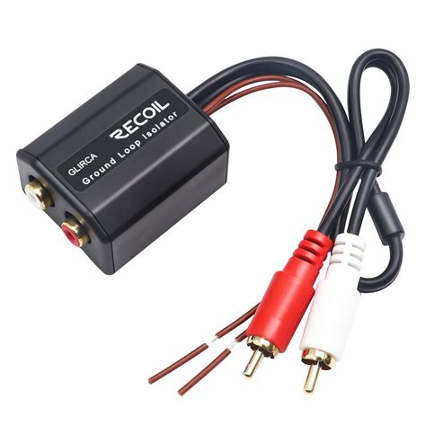 Gli35 Ground Loop Noise Isolator For Car Audio Home Pc Stereo System