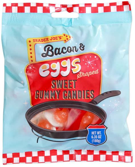 Breakfast Themed Gummy Candies Bacon And Eggs Shaped Sweet Gummy Candies