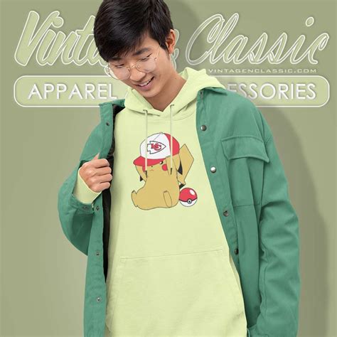 Pikachu Kansas City Chiefs Shirt Vintagenclassic Tee