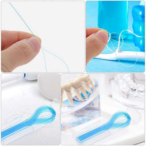 100pcs Dental Floss Threaders Nylon Floss Threaders For Braces