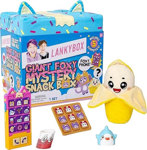 Lankybox Giant Foxy Surprise Snack Box Mystery Surprise Giant Blind
