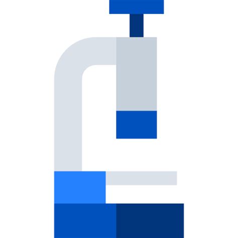 Microscope Basic Straight Flat Icon