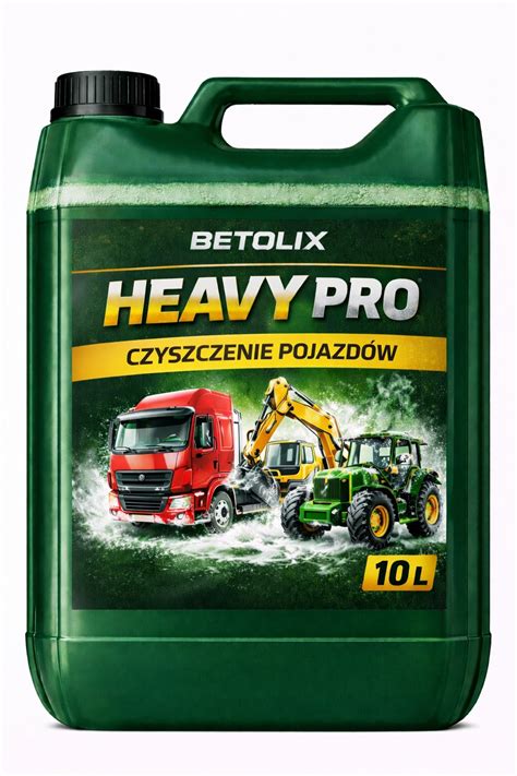Betolix Heavy Pro 10 L Zasadowy Koncentrat Do Mycia Pojazdów Ciężkich I Maszyn Przesyłka