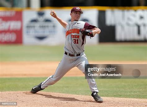 Aaron Mcgarity Of The Virginia Tech Hokies Throws The Ball Against News Photo Getty Images