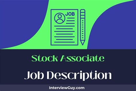 Stock Associate Job Description Updated For 2025