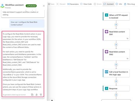 Azure Logic Apps Standard Introducing The Workflow Assistant Ai
