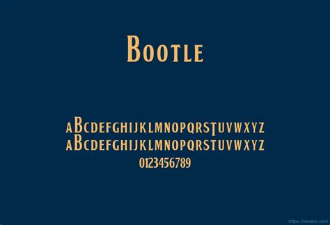 Bootle Font Free Download Ttf Otf Wisabo Fonts