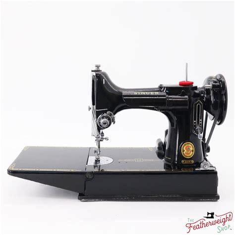 Singer Featherweight 221k Sewing Machine Red S Es24417 The