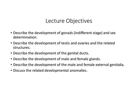 Development Of Reproductive System Ppt Download
