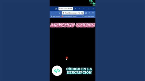 Cómo Crear Un Cursor Personalizado Html Css Y Javascript Webdevelopment Programming