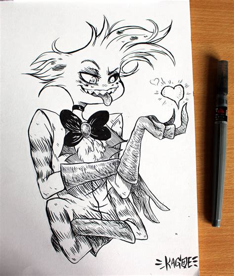 Angel Dust Hazbin Hotel By Kagoe On Deviantart