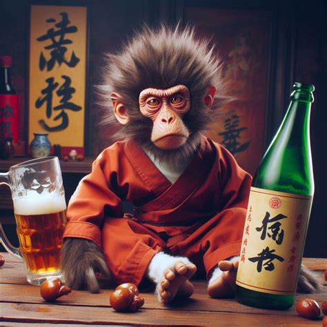 Drunk Monkey Monk Rdalle