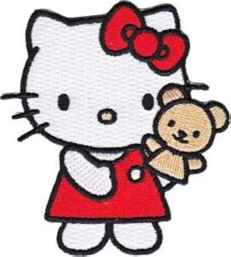 Hello Kitty Iron On Patch Instantly Adorable Custom Patches Maker