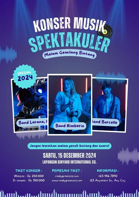 Gratis Contoh Poster Promosi Keren Canva