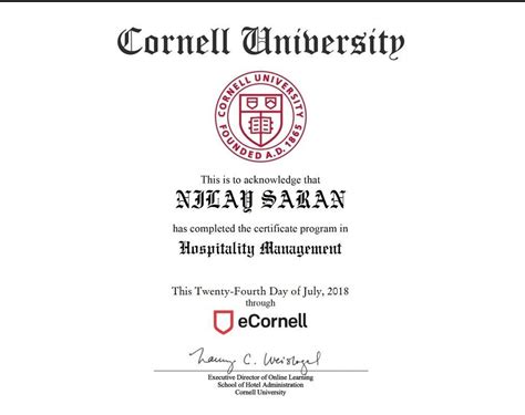 My Gratitude To My Teachers And Peers At Cornell University To Help Me