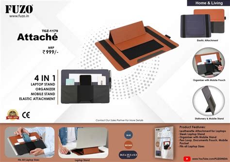 C4w Attache 4 In 1 Laptop Stand Organizer Mobile Stand Elastic Attachment At ₹ 1104 Piece