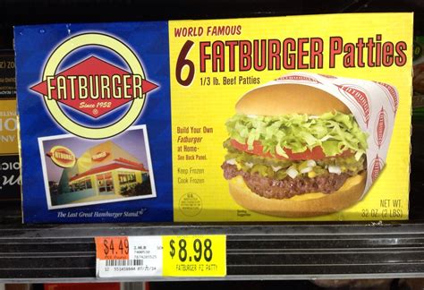 Fatburger Fatburger Frozen Beef Patties At Walmart 72014 Flickr
