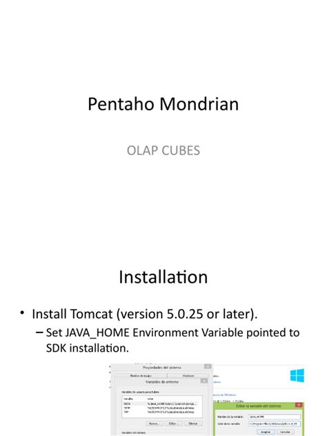 Pentaho Mondrian Pdf Data Warehouse Data Management