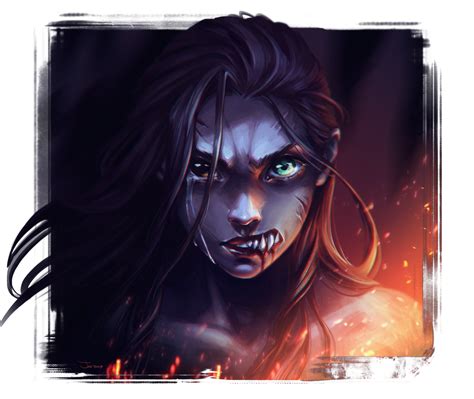 Werewolf Girl By Sashajoe On Deviantart