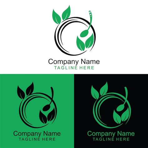 Premium Vector Vector Tree Leaf Vector Logo Design