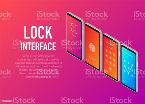 Webscreen Lock Authentication Password Smartphone Background Template Screenlock Password Or