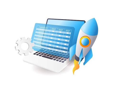 Premium Vector Check The Rocket Launch Data Analysis