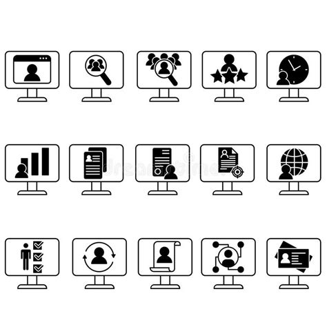 Head Hunting Icon Vector Hr Illustration Sign Job Search Symbol Head Hunter Logo Stock