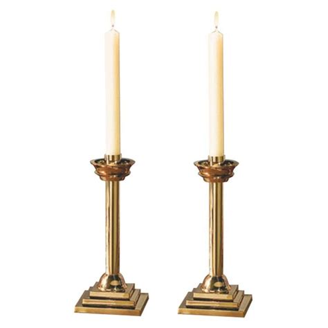 Contemporary Set Of 2 Candle Holders
