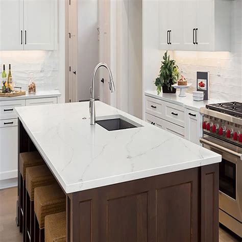 High Quality Calacatta Gold Quartz Series White Texture Artificial