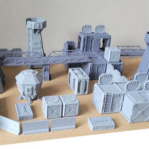 🆓 Modular Sci Fi Outpost No Supports Needed Free Commercial License