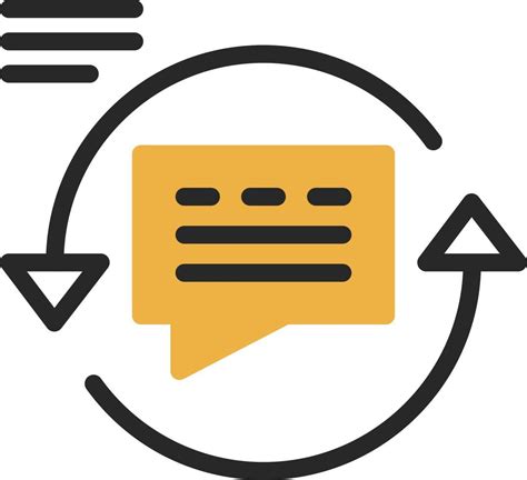 Feedback Loop Vector Icon Design 21246391 Vector Art At Vecteezy