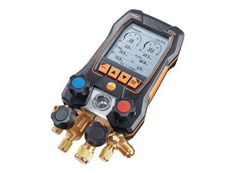 Testo 570s Digital Manifold With 4 Way Valve Block Bluetooth And