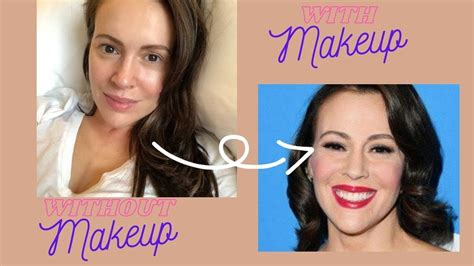 Alyssa Milano No Makeup Saubhaya Makeup