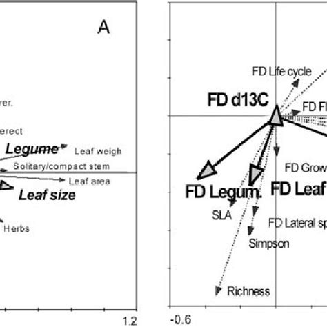 The Correlation Among Traits And Functional Diversity Fd