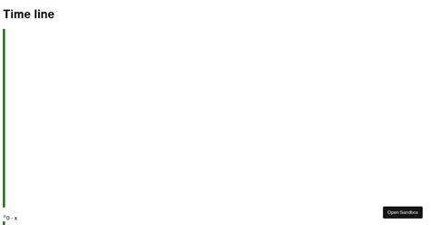 React Timeline Scribble Example Forked Codesandbox