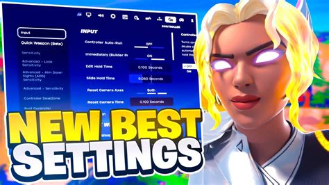 NEW DELAY Controller Settings Sensitivity Fortnite Chapter YouTube