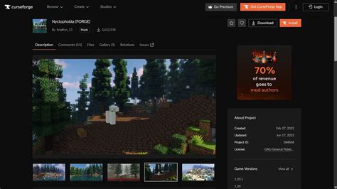 Minecraft Nyctophobia Mod Guide Features And How To Download
