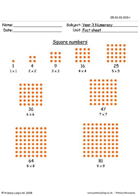numeracy triangular numbers info sheet worksheet primaryleap
