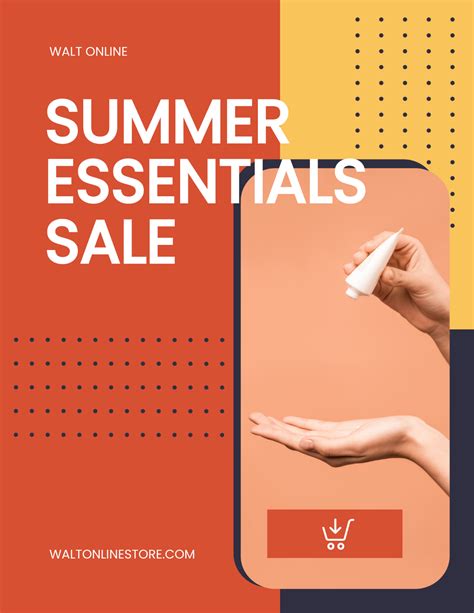 Free Online Store Sale Flyer Template To Edit Online