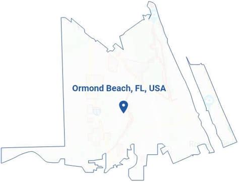 Ormond Beach Fl Zip Code Map United States Map