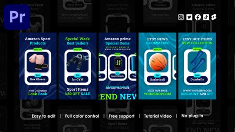 Online Shopping Instagram Reels Premiere Pro Templates Videohive