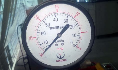 How To Read The Vacuum Pressure From In Bar Unit From Analogue Vacuum