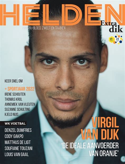 Helden Magazine Editie 64 Tijdschrift Sport Irene Schouten Virgil Van Dijk