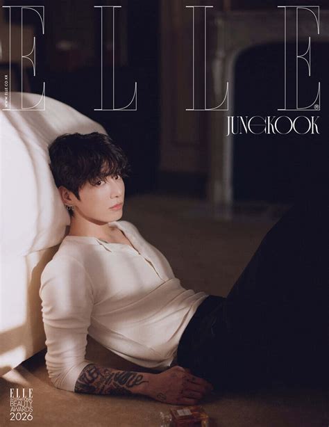 Bts Jungkook Elle Korea 2026 January Issue D Type Jungkook Cover