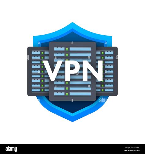 Secure Vpn Connection Concept Virtual Private Network Connectivity